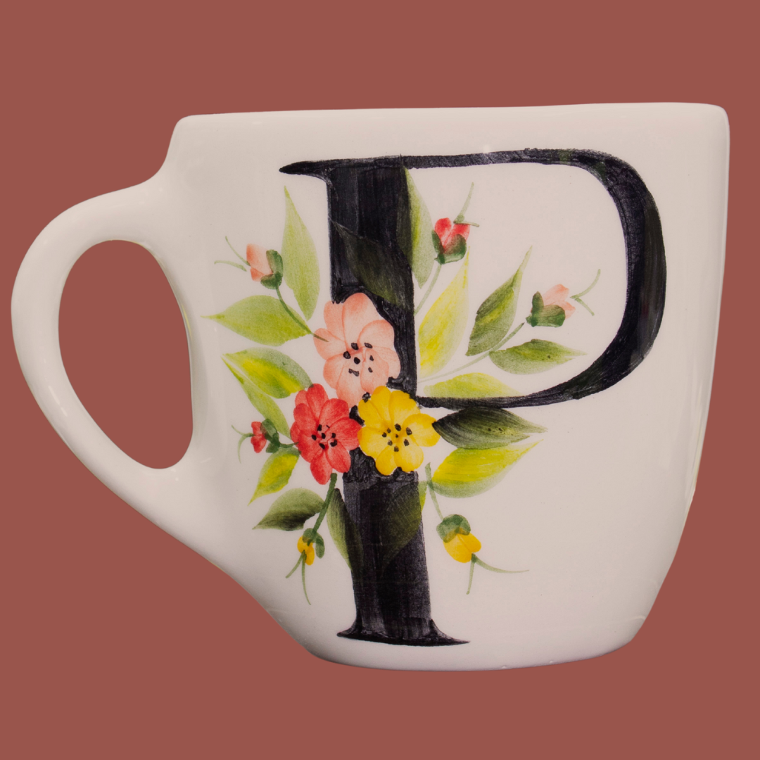 Mug Personalizado con Letra – Detalle Artesanal Hecho a Mano ...