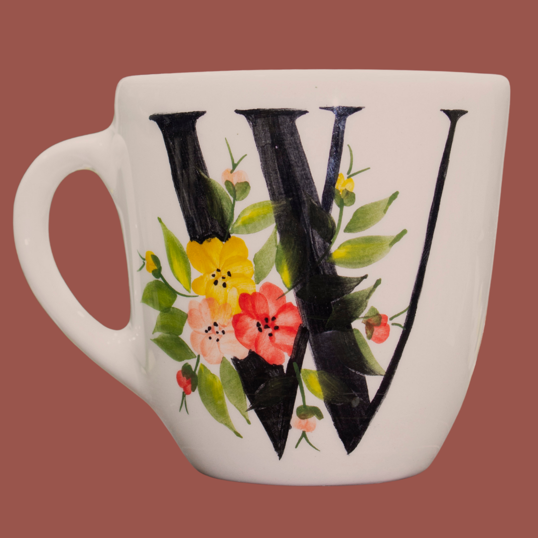 Mug Personalizado con Letra – Detalle Artesanal Hecho a Mano ...